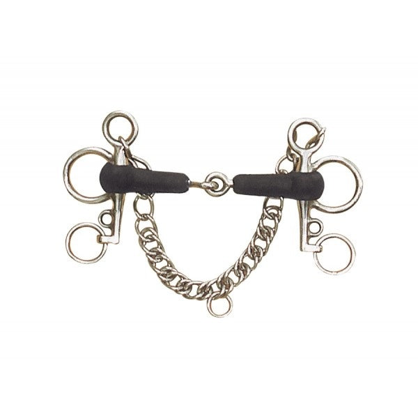 ERS 405028 Centaur Rubber Mouth Tom Thumb Bit — Happy Horse Tack Shop