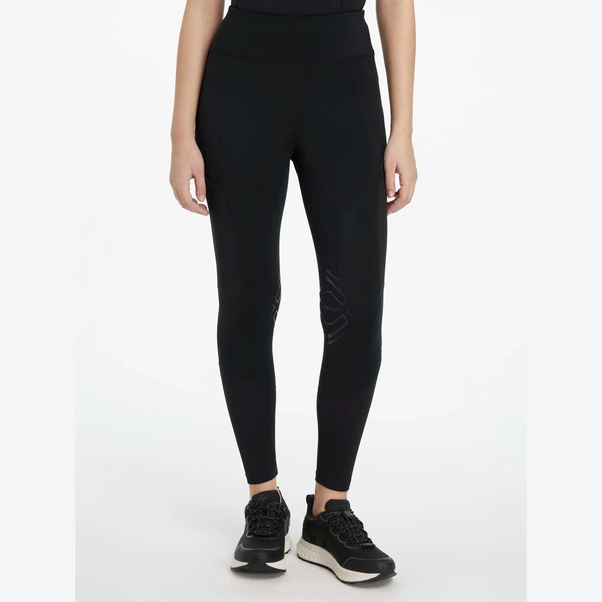LeMieux Lydia Mesh Knee Patch Leggings — Happy Horse Tack Shop